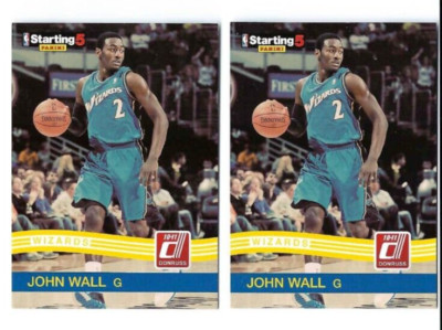 John Wall 2010-11 Panini Starting 5 Donruss Basketball Rookie Card #JW ...