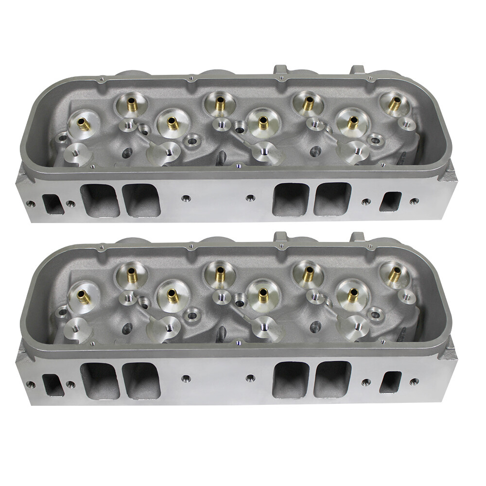 2PCS Bare Cylinder Heads 2.250/1.880 For Big Block Chevy 396-454-502 ...