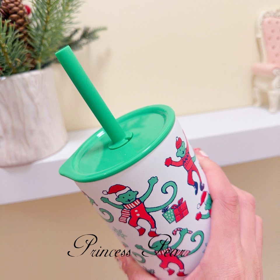 Starbucks X Roller Rabbit Stainless Steel Tumbler Cup Holiday Christmas ...