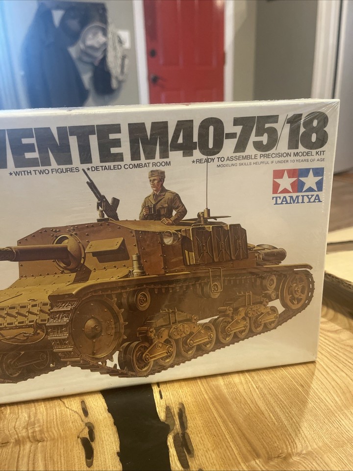 Tamiya 1/35 Semovente M40-75 /18 Tank Model Kit #78 | eBay