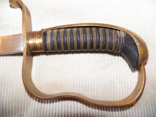 GERMAN BAVARIAN WWI/WWII DOUBLE ENGRAVED SWORD/SCABBARD WKC KNIGHTS ...