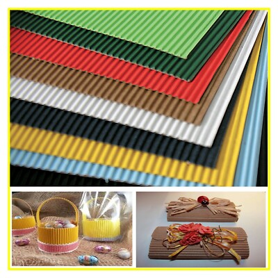cartoncino cartoncini colorato ondulato cm 50 x 70 gr.235 per ...