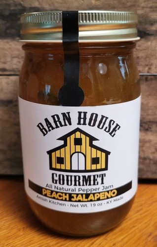Peach Jalapeno Barn House Gourmet All Natural Preserves Amish Kitchen ...