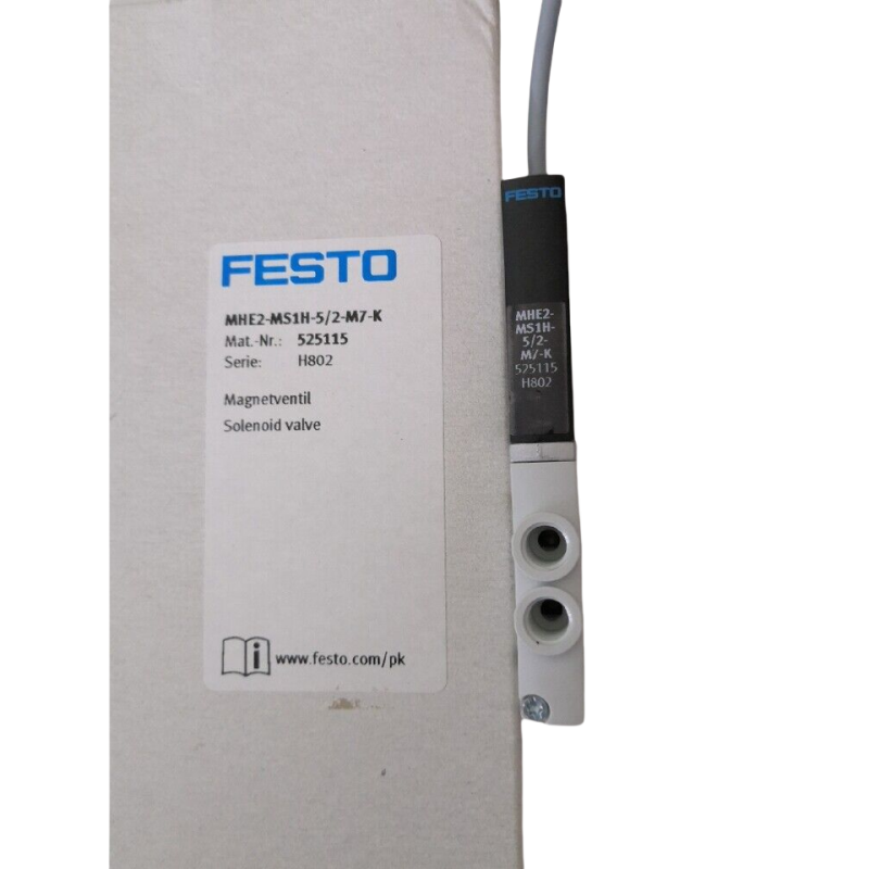 1PC for FESTO MHE2-MS1H-5/2-M7-K（525115）Solenoid Valve New Expedited ...