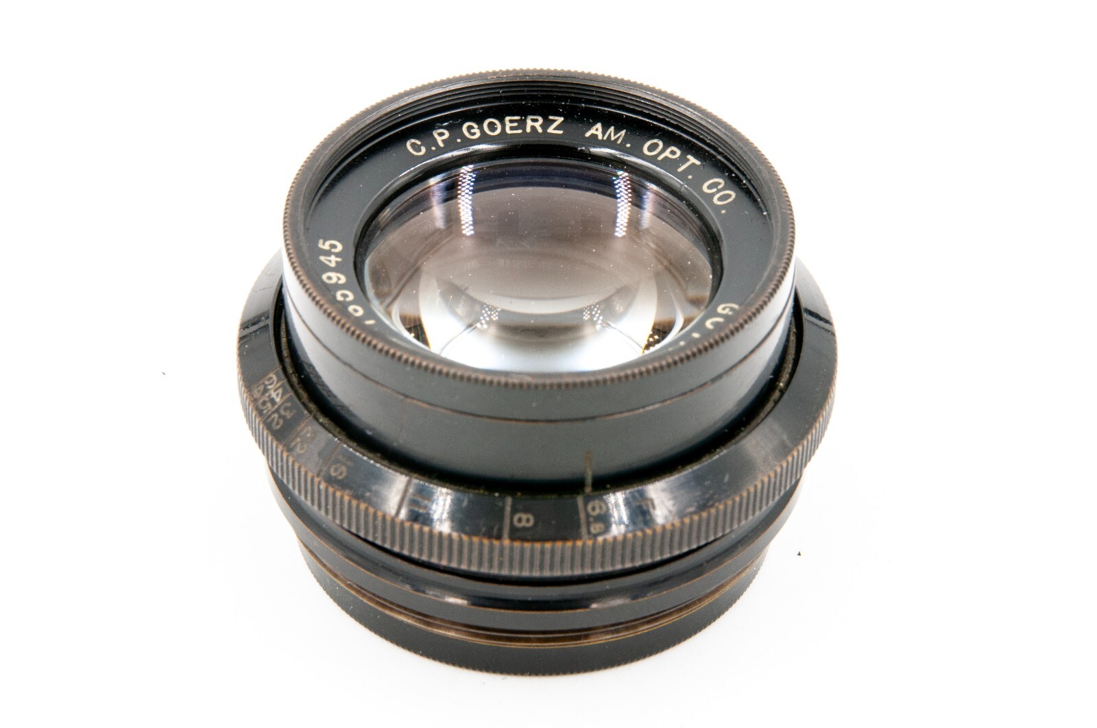 C.P. Goerz AM. Gotar 8 1/4in (210mm) f6.8 Large Format Barrel Lens ...