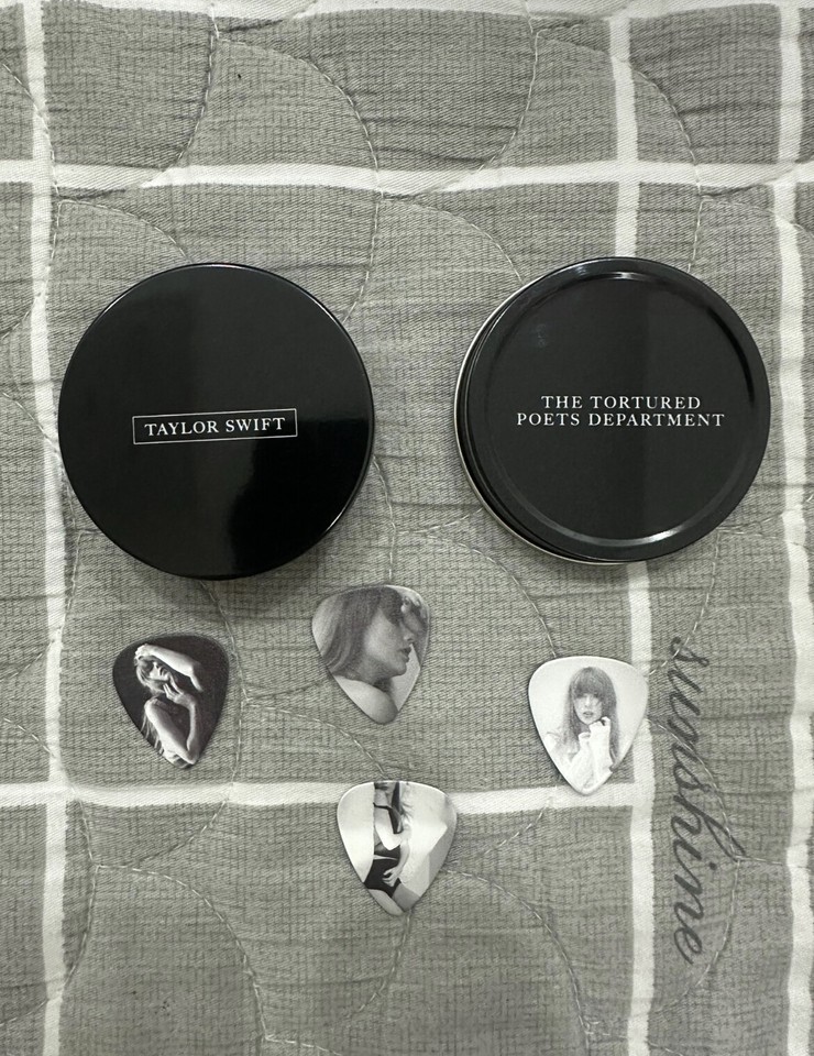 Taylor Swift TTPD The Tortured Poets Department Guitar Picks Set ...