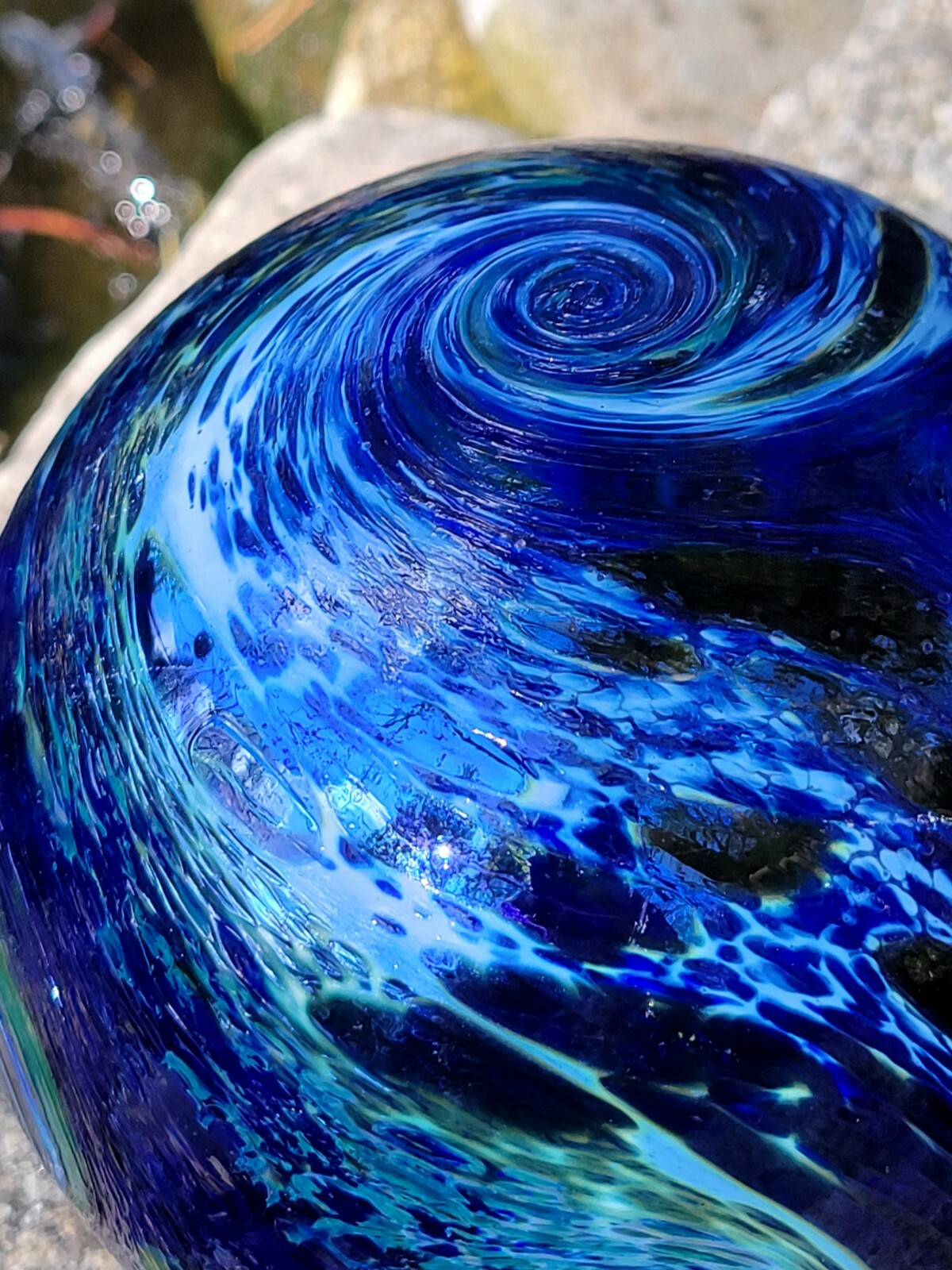 PACIFIC NORTHWEST ART GLASS BALL FLOAT K HOWARD ORGAN ARTIST 5.5" | eBay