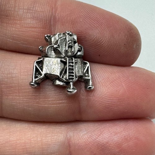 Vintage NASA Apollo Lunar Module Spacecraft Lapel Pin Pewter Tone ...