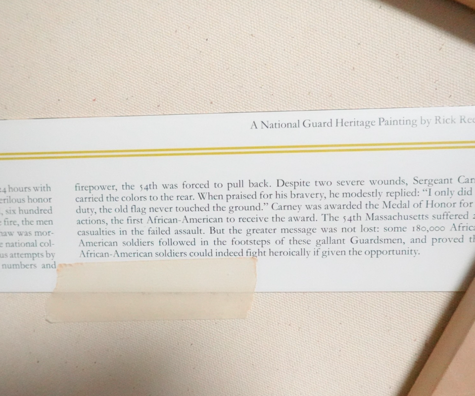 RICK REEVES "THE OLD FLAG NEVER TOUCHED THE GROUND" GICLEE ON CANVAS ...