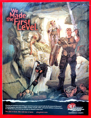 2004 DUNGEONS & DRAGONS D&D Nintendo RPG Video Game = Promo Art Print ...