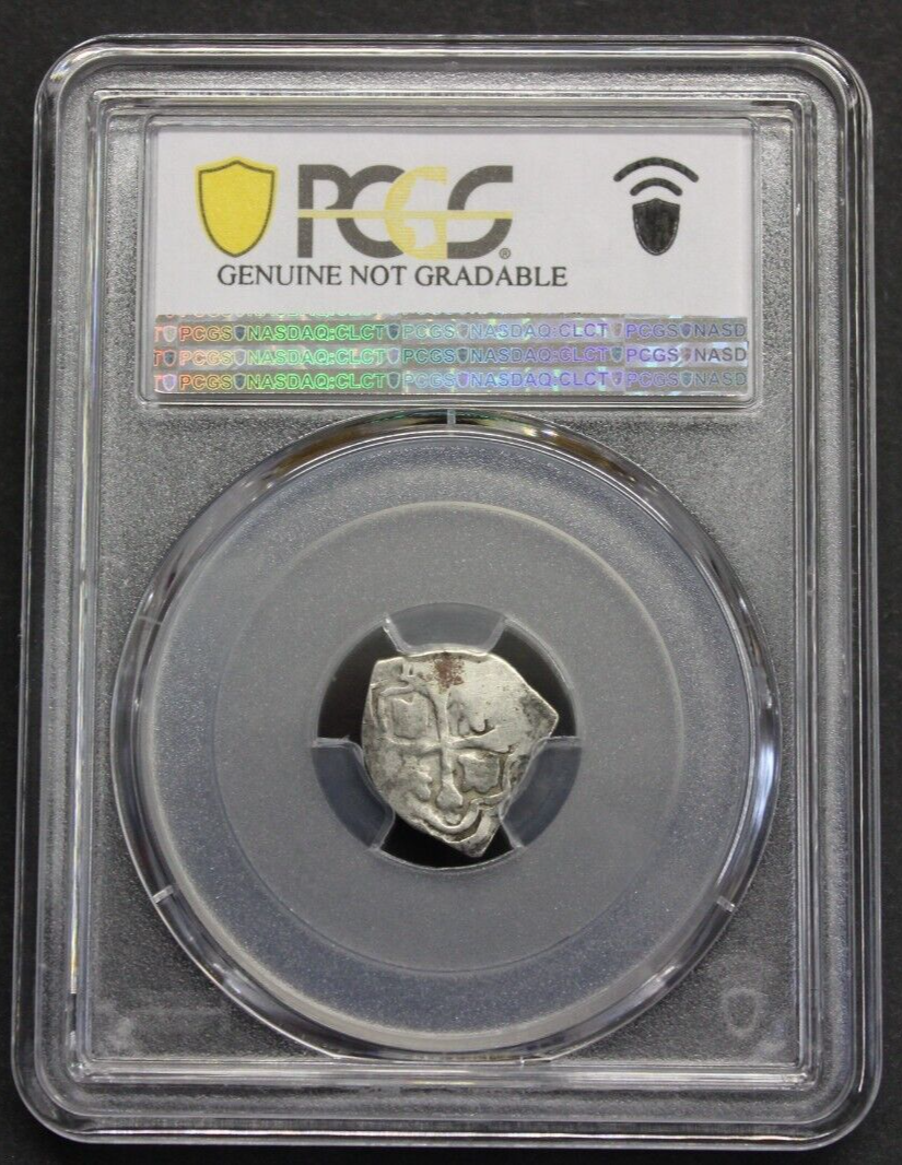1678-97 MEXICO 1/2 REAL COB PCGS VG CHARLES II SILVER COLONIAL ERA ...