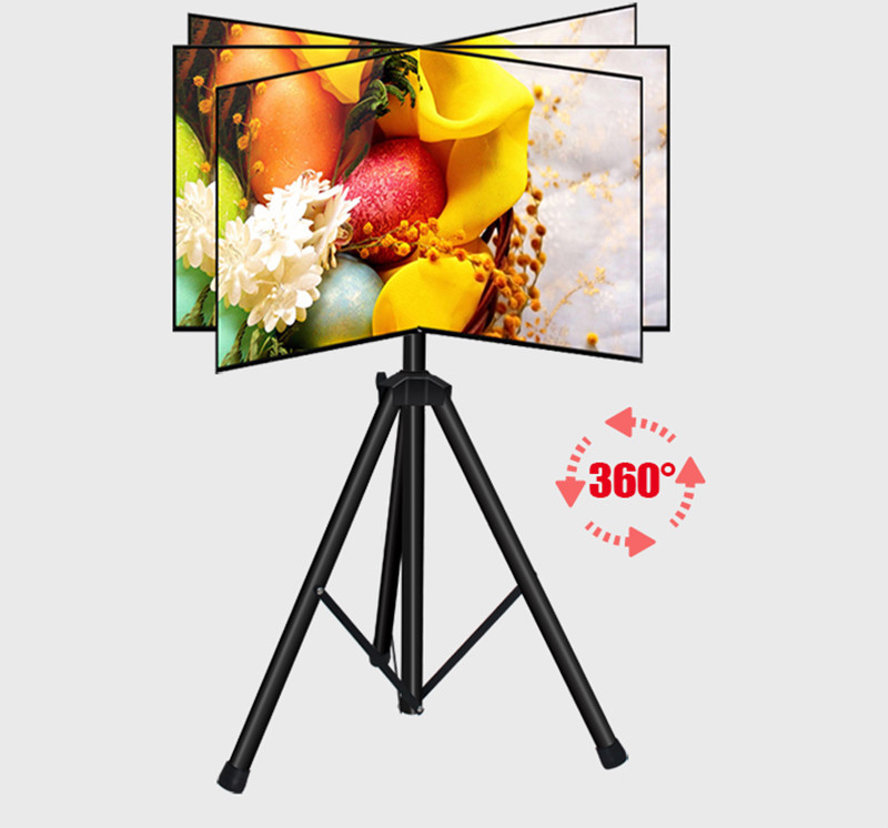 New Portable Flat Panel Monitor Stand with Foldable Tripod TV Stands ...