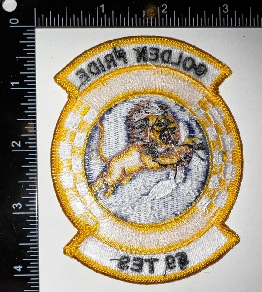 USAF US Air Force 59th Test & Evaluation Squadron Golden Pride Patch | eBay