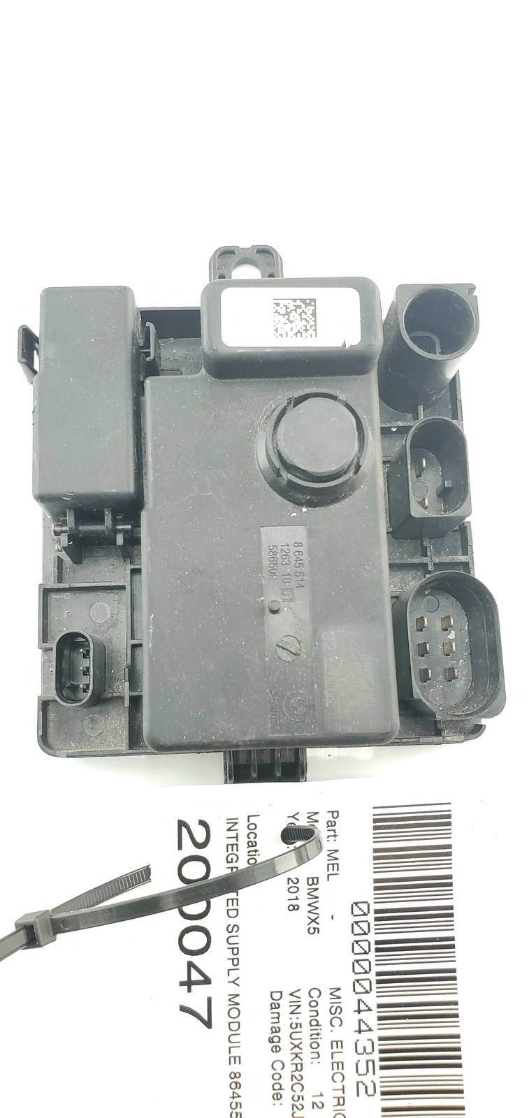 18 2018 BMW X5 E70 Integrated Power Supply Module OEM 8645514 | Genuine OEM