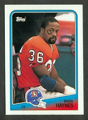 1988 TOPPS NFL Football Trading Card #35 🏈 MARK HAYNES, Denver Broncos ...