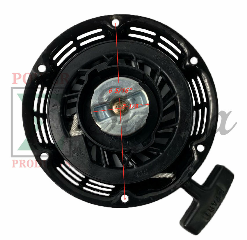 Recoil Starter For Harbor Predator 4375 Watts 6.5 HP 212cc Generator ...