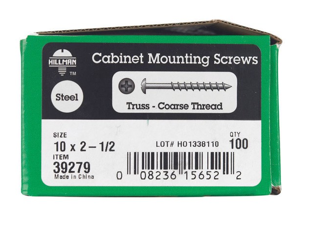 Cabinet Mounting Screw No 39279 Hillman Fasteners for sale online | eBay