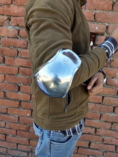 Medieval Knight Armor Elbow Guard With Leather Belt Elbow Protection ...