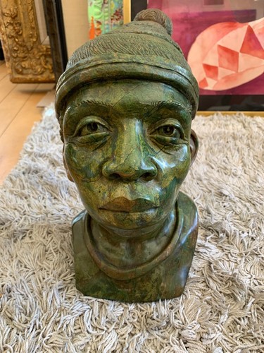 Green Verdite Stone Sculpture By Israel Chikumbirike The African ...