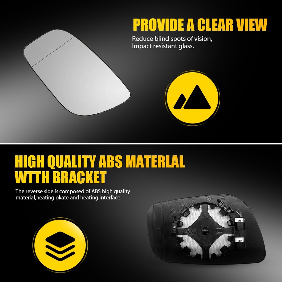 Driver Side Heated Mirror Insert Fits For 2007-2009 Mercedes-Benz E320 ...