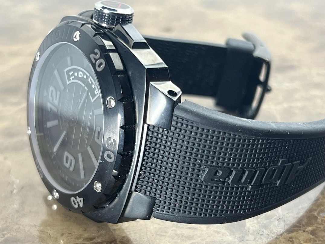 Alpina Black Ocean Extreme Diver Automatic 48mm Black Dial Tactical ...