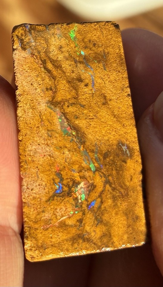 Beautiful 40ct Australian Boulder Opal Double Sided Rough Specimen ...