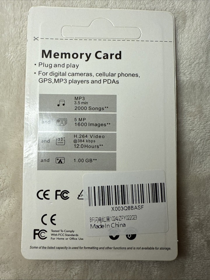 High Speed Memory Card For Digital Cameras Cell Phones GPS & MP3 ...