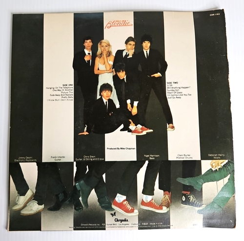 Blondie Parallel Lines VINYL 1978 LP Debbie Harry 70s Punk Pop Rock ...