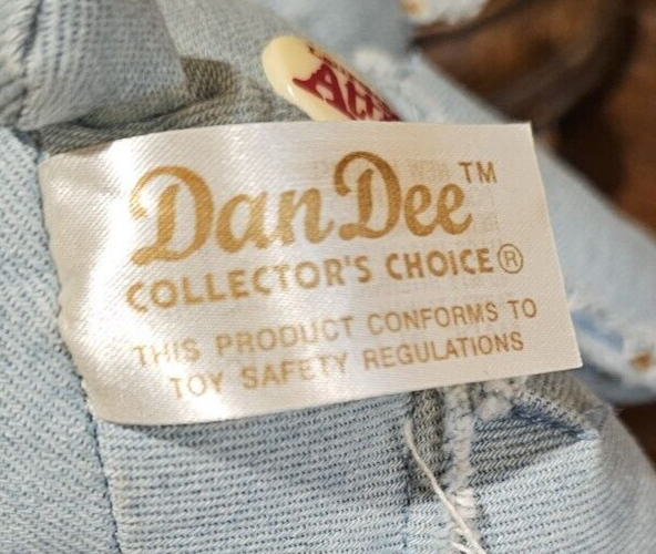 Dan Dee Denim Patriotic 8" Bear Frayed Jean Star Hand Stitched Plush | eBay