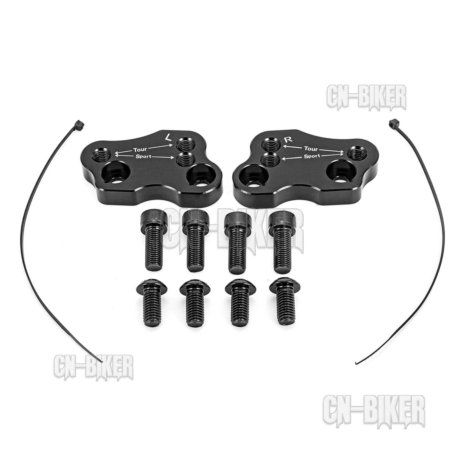 For 18-25 Honda Goldwing GL1800 Handlebar Riser 2 1/4" Pullback Mount ...