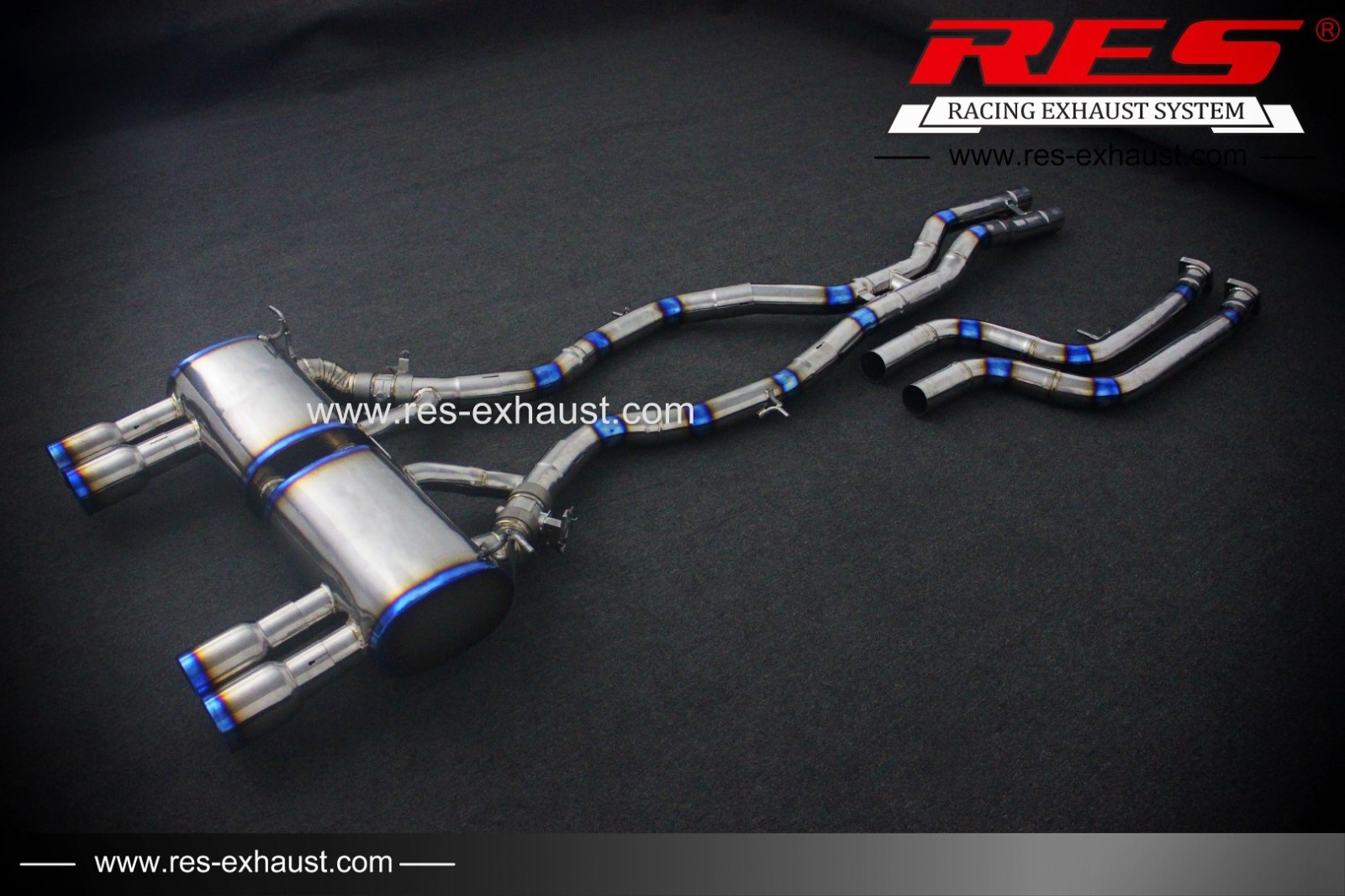 RES TITIAIUM VALVTRONIC CATBACK EXHAUST FOR BMW M3 M4 F80 F82 F83 2014 ...
