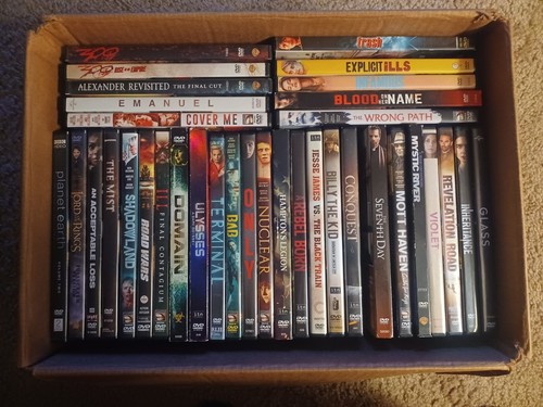 Assorted DVD lot of 35 = SciFi, Drama, Fantasy, War, 300, Alexander, etc. | eBay