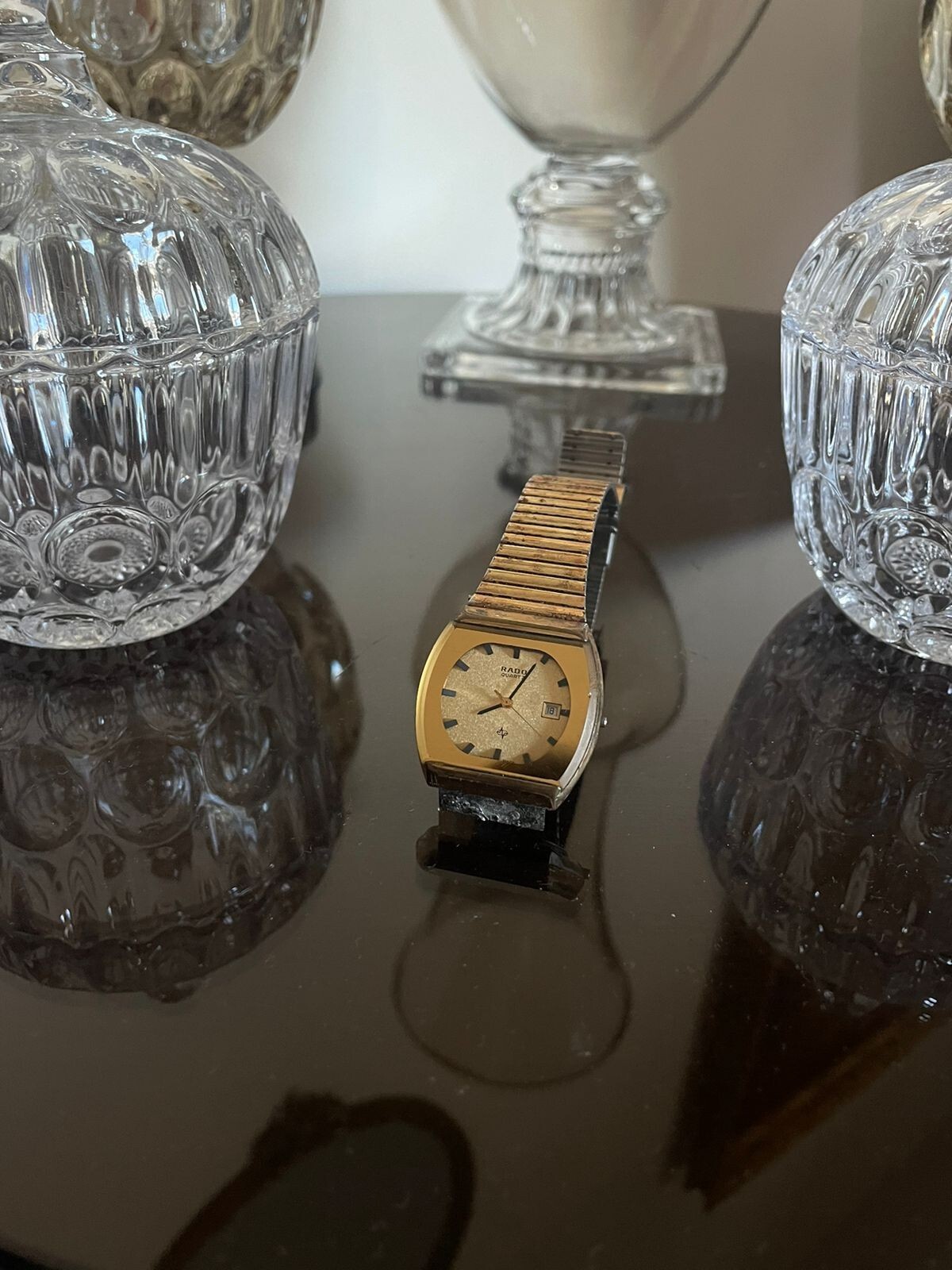 RADO Watch, MEN'S GOLD-PLATED , VINTAGE WATCH SWISS MADE QUARTZ | eBay