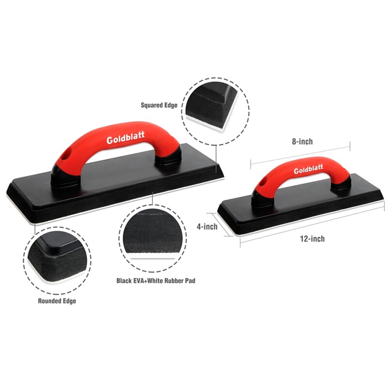 Goldblatt 4"X12" Grout Float 3 Pack Sponges Floor Tile Grout Tools ...