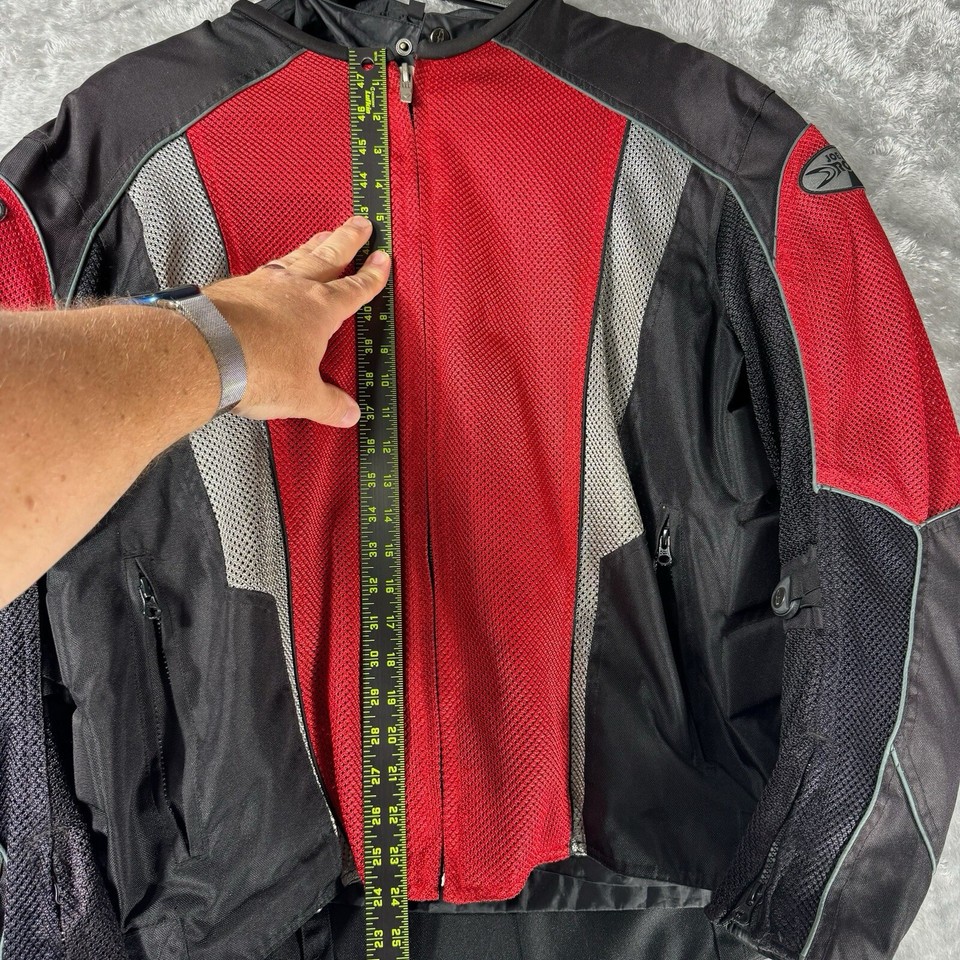 Joe Rocket Motorcycle Jacket Mens 2XL Red Atomic 5.0 with armor | eBay