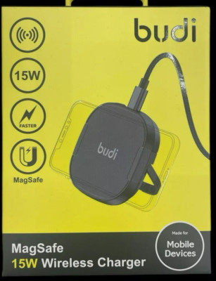 Budi 15W Magnetic Wireless Fast Charger Compatible With iPhone ...