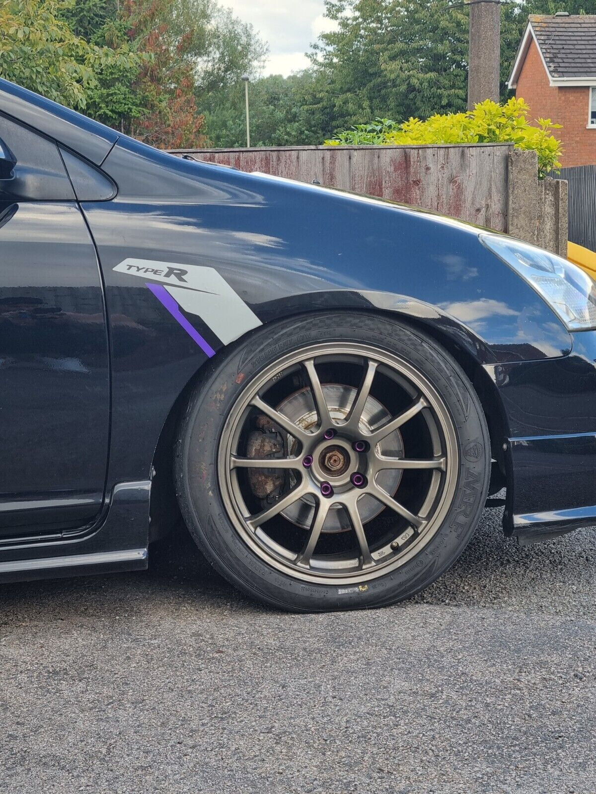 APR style Wing Fender Scuttle sideburns vinyl decal stickers car ...