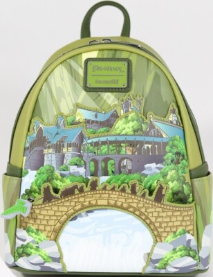 Loungefly Lord Of The Rings Rivendell Mini Backpack NWT | eBay