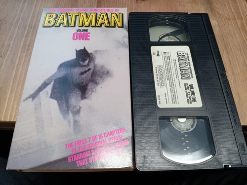 1989 HGV Video The Original Serial Adventures of Batman Volume #1 VHS ...