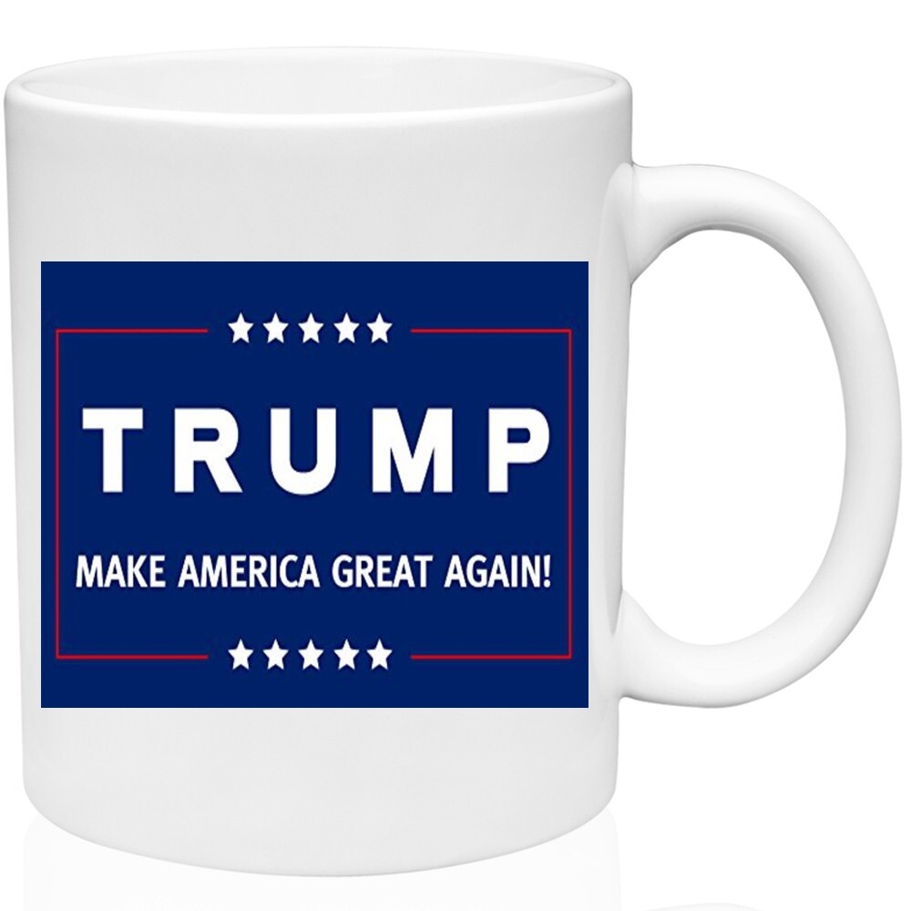 11oz Ceramic Coffee Tea milk Mug water Cup Trump Make America Great ...