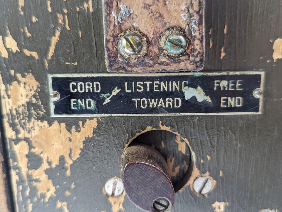 ORIGINAL WW1 WESTERN ELECTRIC MODEL D 86418 FIELD TELEPHONE W ...