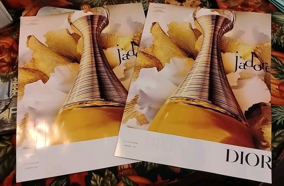 Perfume Magazine Samples - 24 Pages Strips Ads Hermes Dior Lancome ...