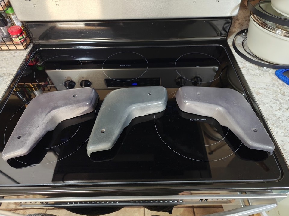 1981-93 Dodge Ram OEM Bench Seat Hinge Trim. 3 Pieces | eBay