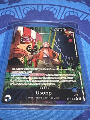 One Piece Usopp Alt Art Leader Royal Blood OP10-042 English | eBay