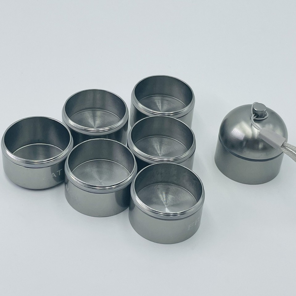 Pill Box Metal Medicine Dispenser Case Weekly Tablet Organizer ...