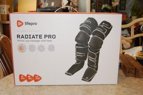 LifePro Radiate Pro Full Leg Massager Heat and Compression Circulation ...