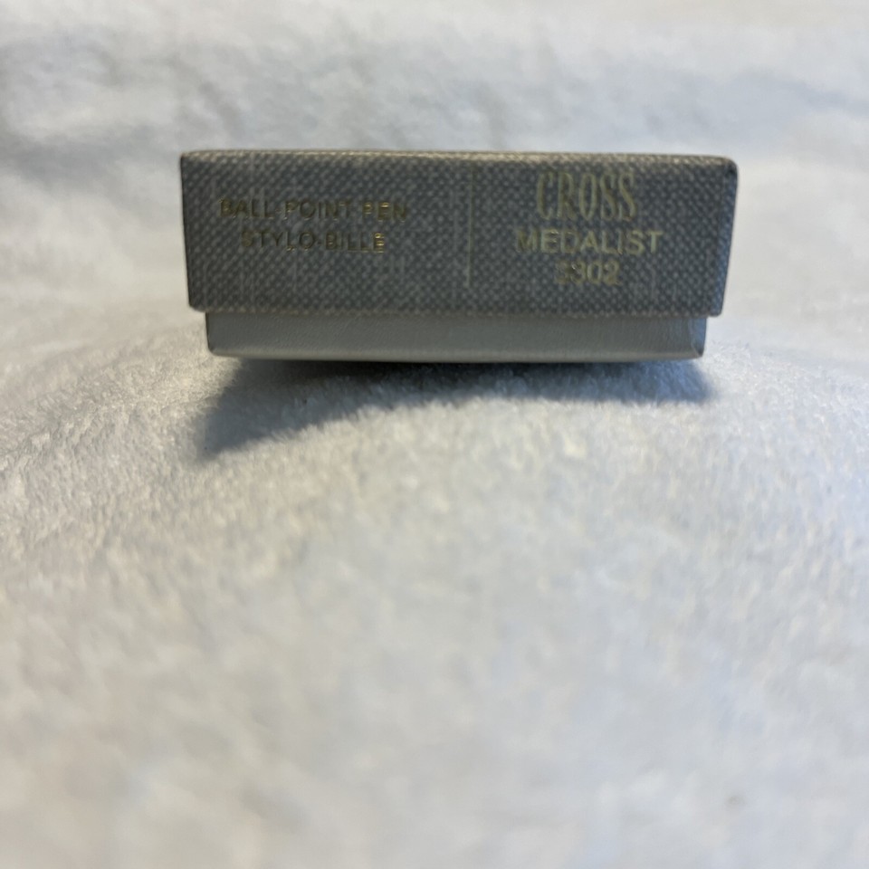 Vintage Cross 3302 Medalist Ball Point Pen Black ink with original box ...