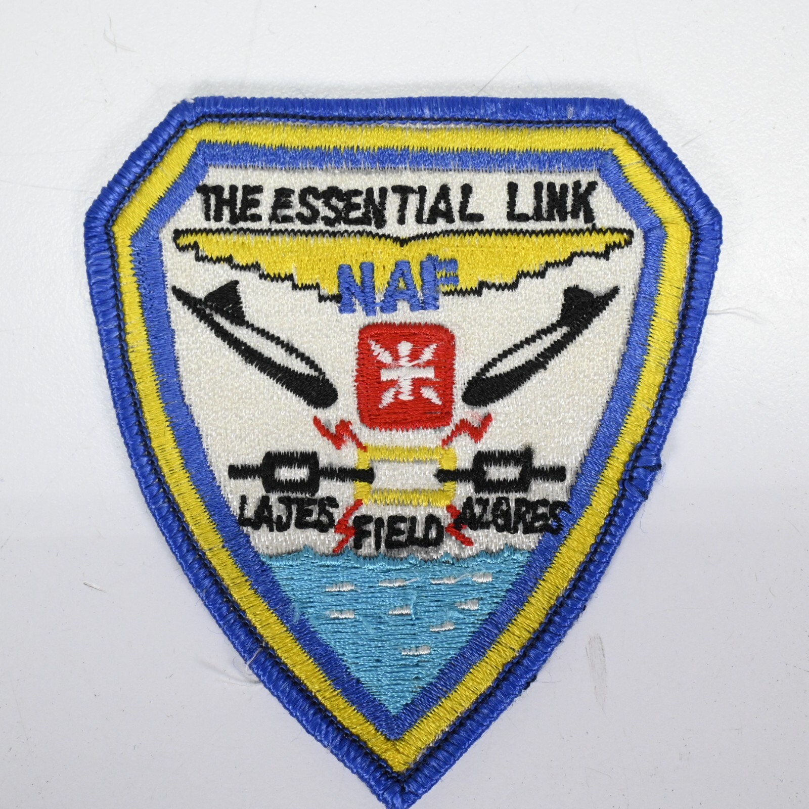 Original Navy/USN NAF Naval Air Facility Lajes Azores Patch 3.5" 60's ...