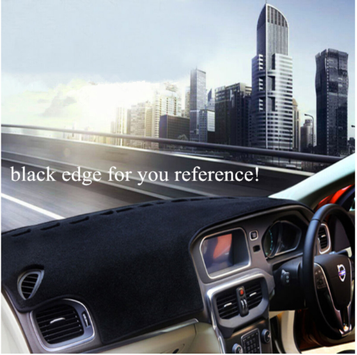 RHD Dash Mat Dashboard Platform Cover Suede Non-silp Mat For KIA Cerato ...