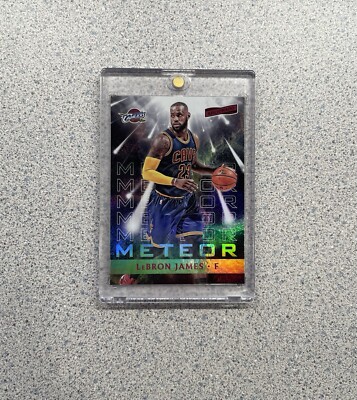 2016-2017 Panini Aficionado Basketball #3 LeBron James Meteor SSP CASE ...